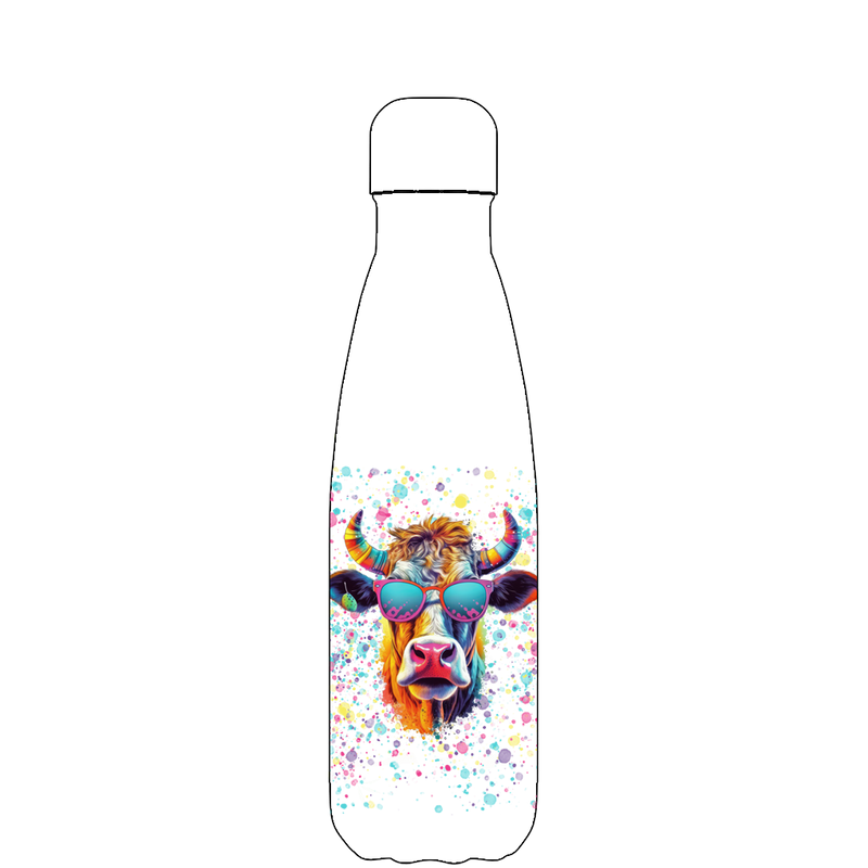 Original Cow Paint Water Bottle - Proworks Bottles