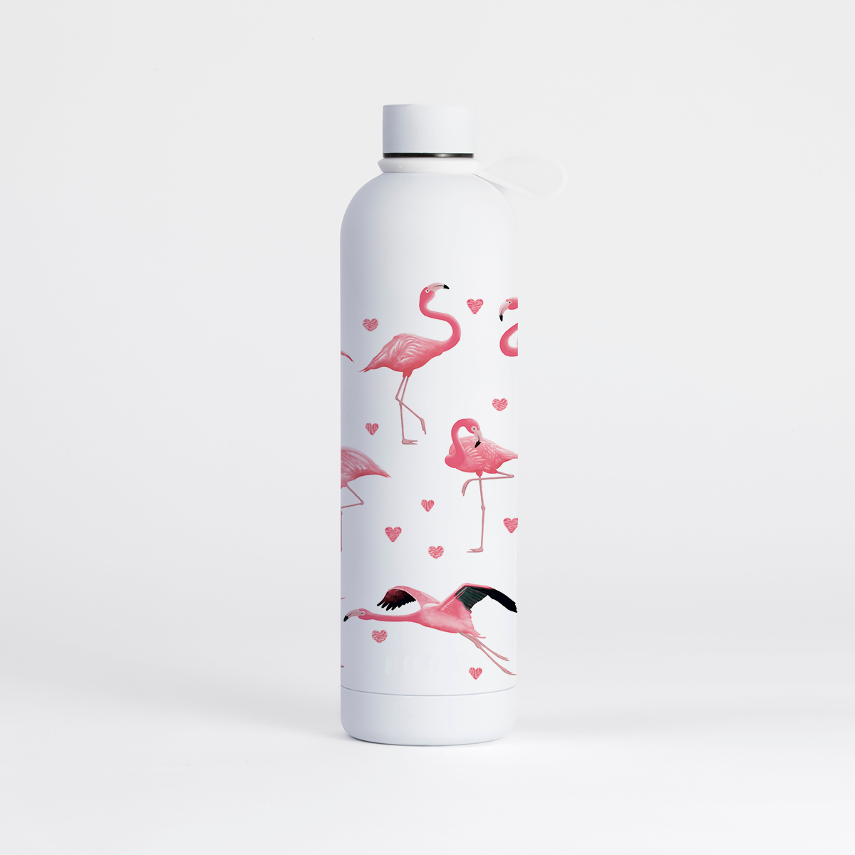 Flamingo Water Bottle 1 Litre | Pulse Pure White | Proworks - Proworks ...