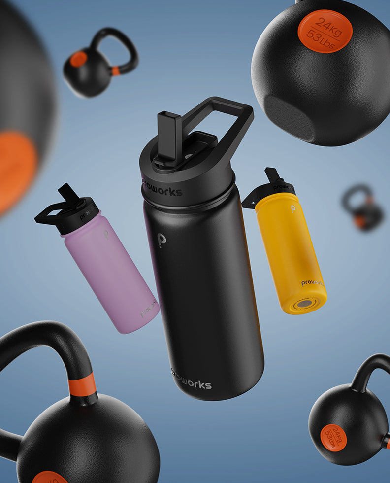 Tienda oficial de Proworks | Botellas de agua reutilizables | Taza de ...