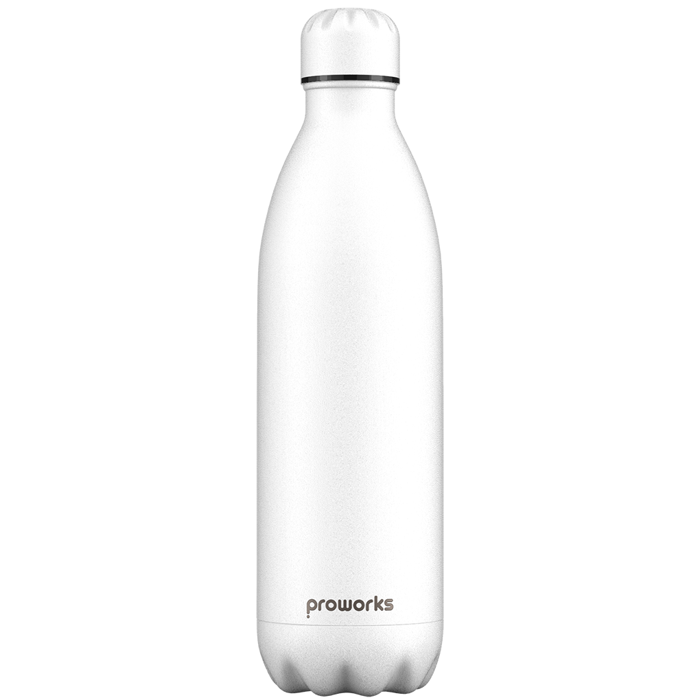 Original All White Water Bottle - Proworks Bottles