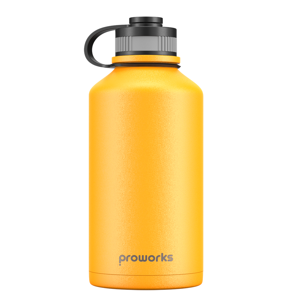 2 Litre Water Bottle Explorer - Mellow Yellow - Proworks - Proworks Bottles