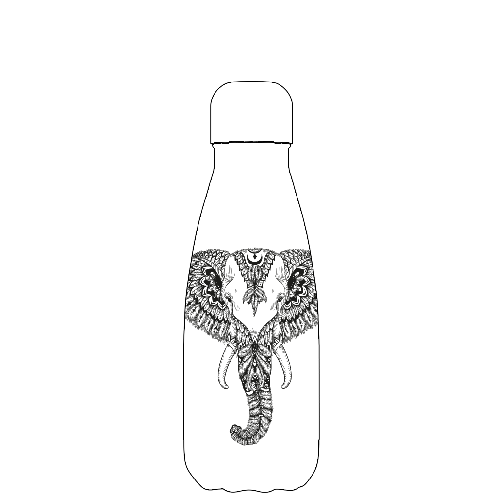 Original Aztec Elephant Pattern - Proworks Bottles