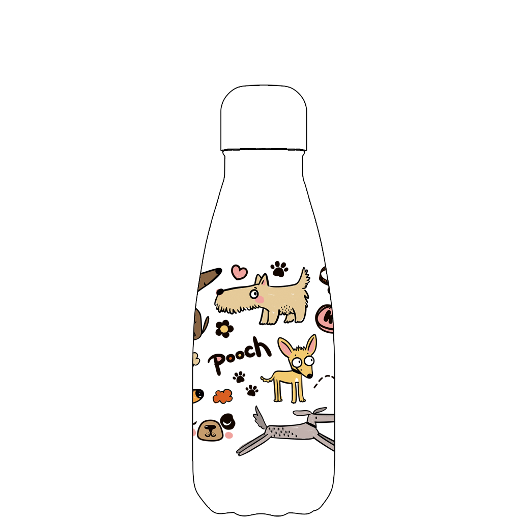 Original Dog Party Pattern - Proworks Bottles
