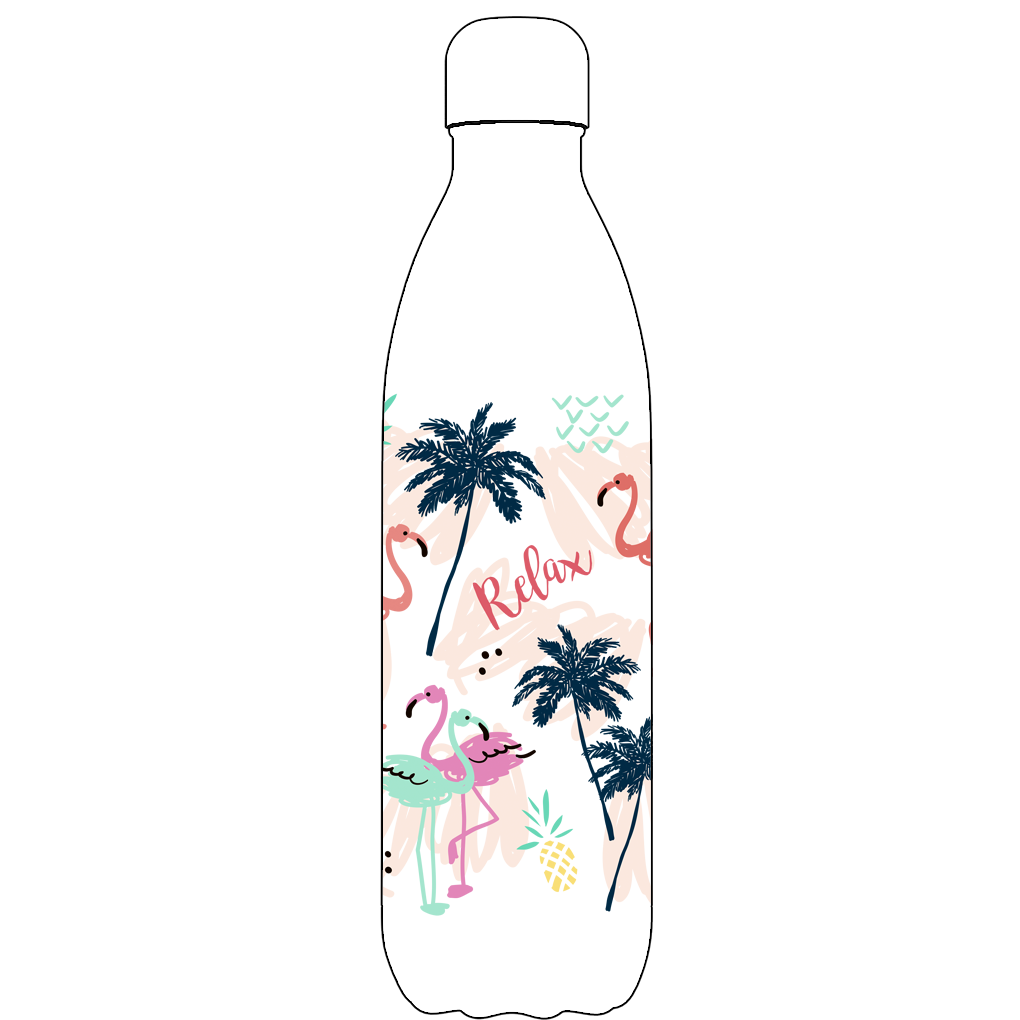 Original Flamingo Fiesta Pattern - Proworks Bottles